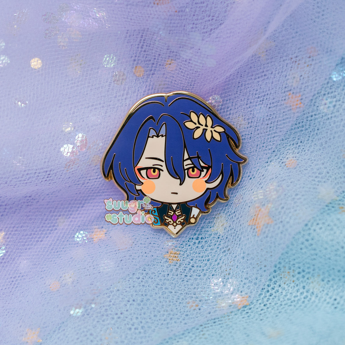 Honkai Star Rail Aventurine Dr Ratio Hard Enamel Pin HSR – Suugr Studio