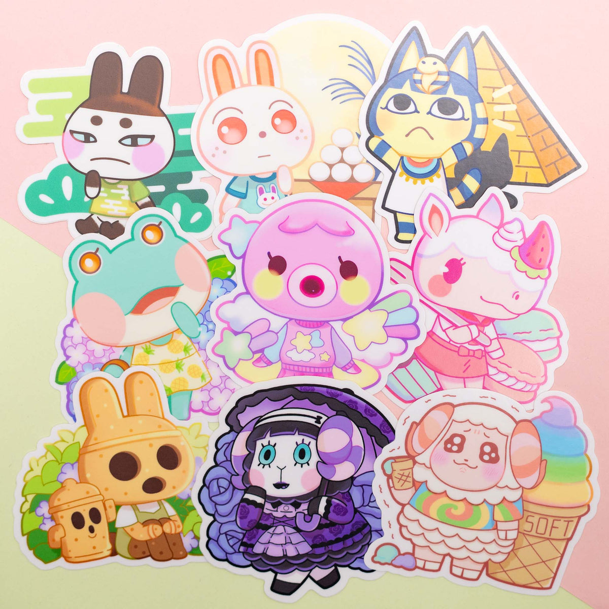 Ankha Die Cut Vinyl Sticker – Suugr Studio