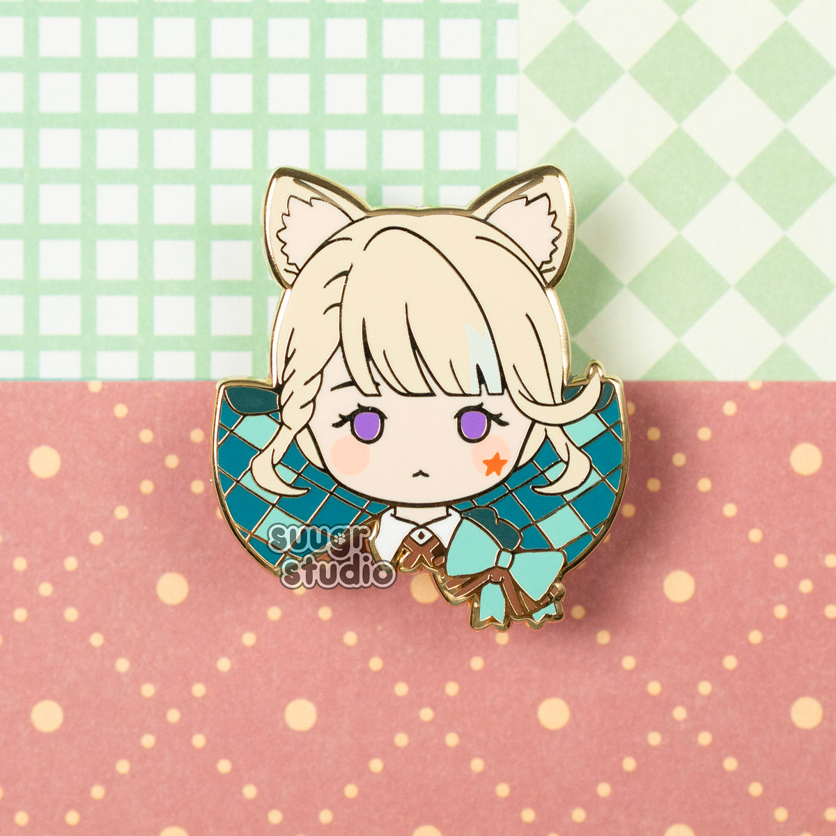 Genshin Impact Lyney, Lynette & Freminet Fontaine Hard Enamel Pin ...