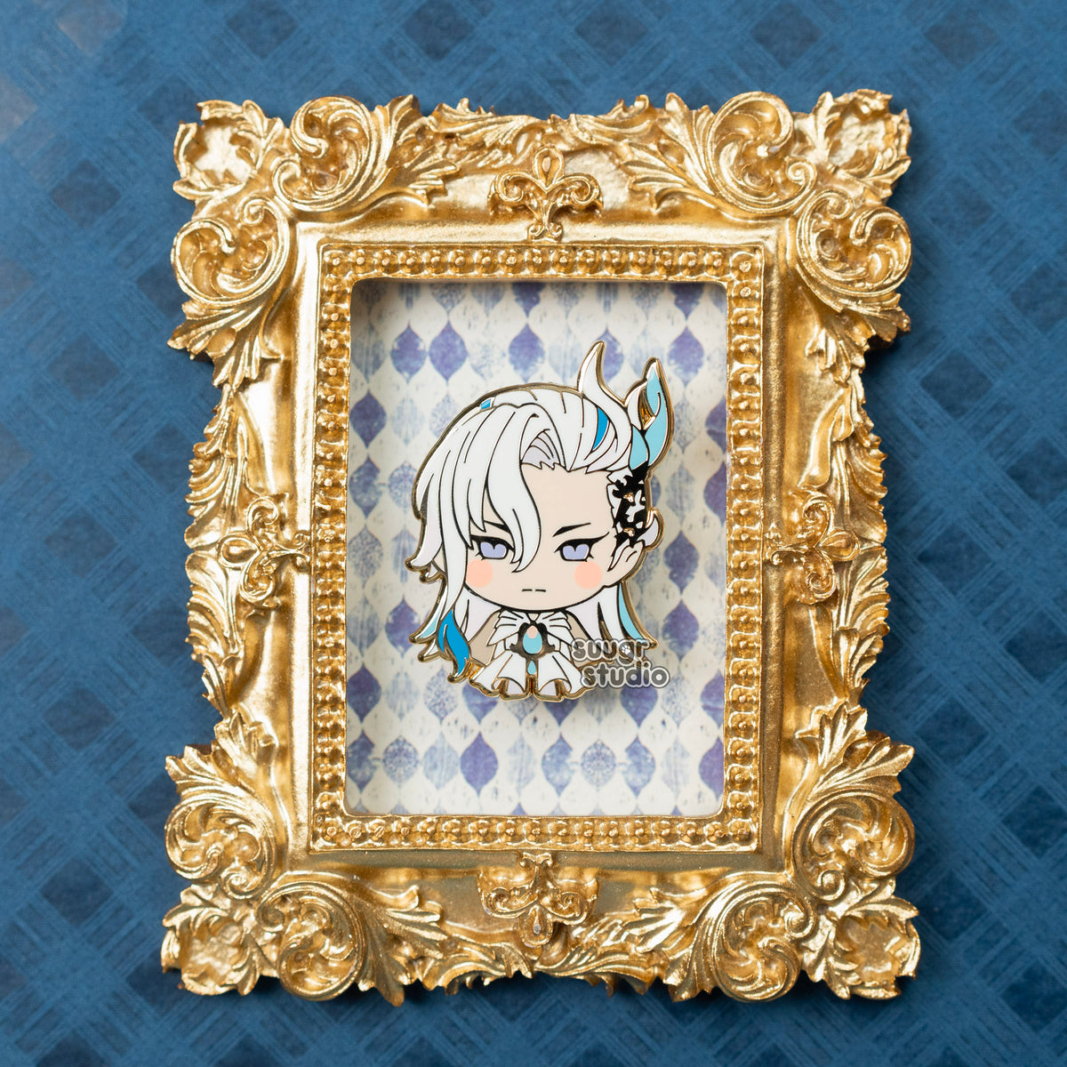 Genshin Impact Neuvillette Fontaine Hard Enamel Pin – Suugr Studio