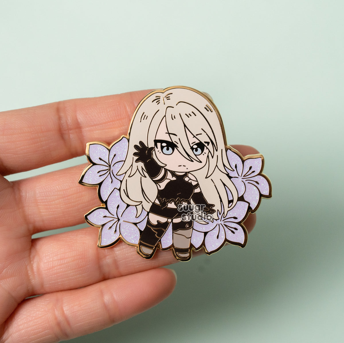 Suugr Studio Nier Automata A2 Hard Enamel Pin