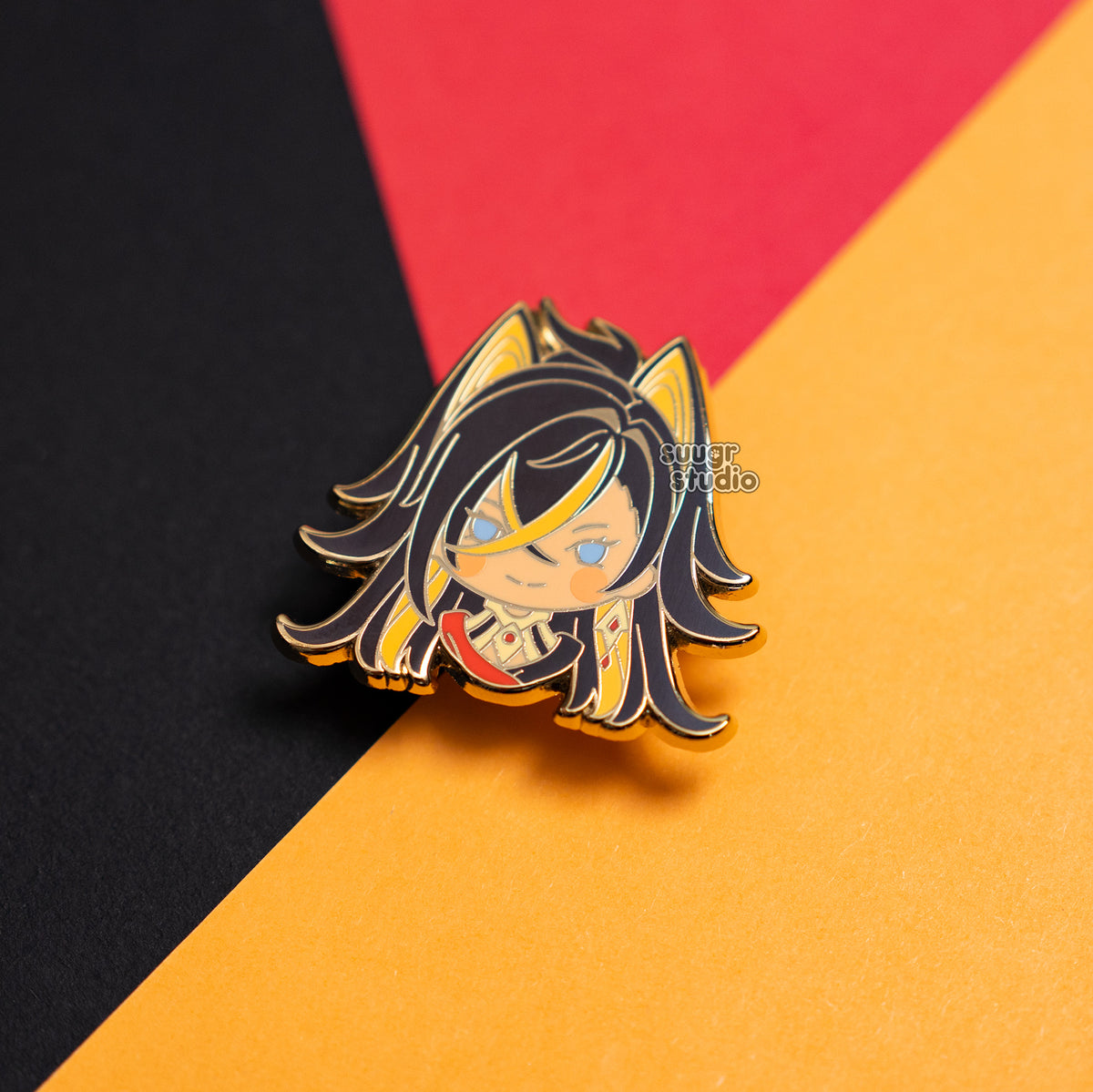 Genshin Impact Sumeru Dehya & Candace Hard Enamel Pin – Suugr Studio