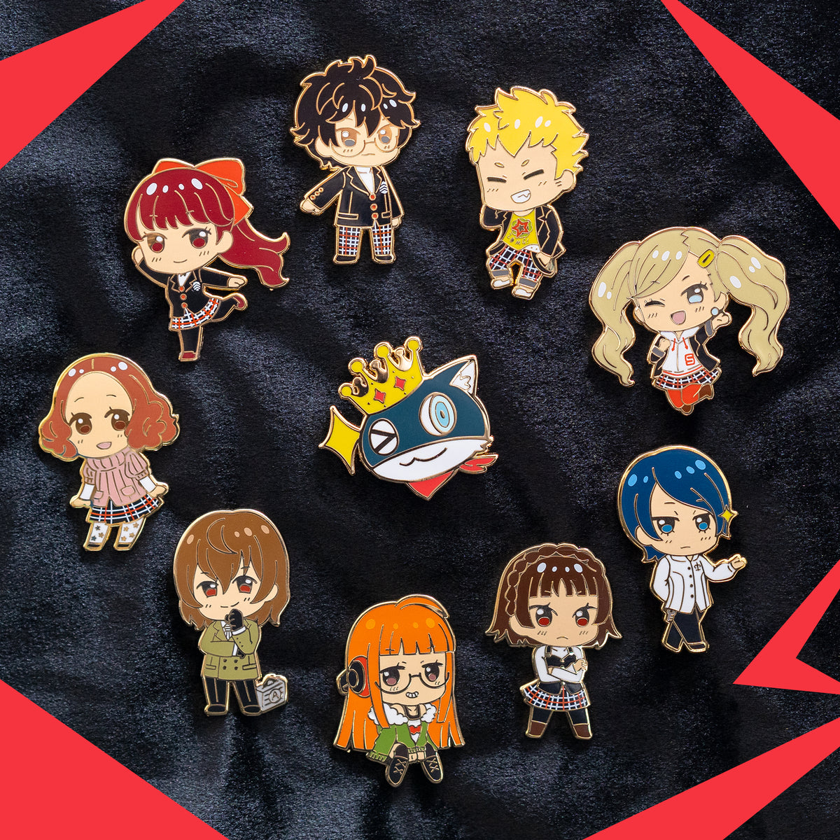 Suugr Studio Persona 5 Full Set Hard Enamel Pin